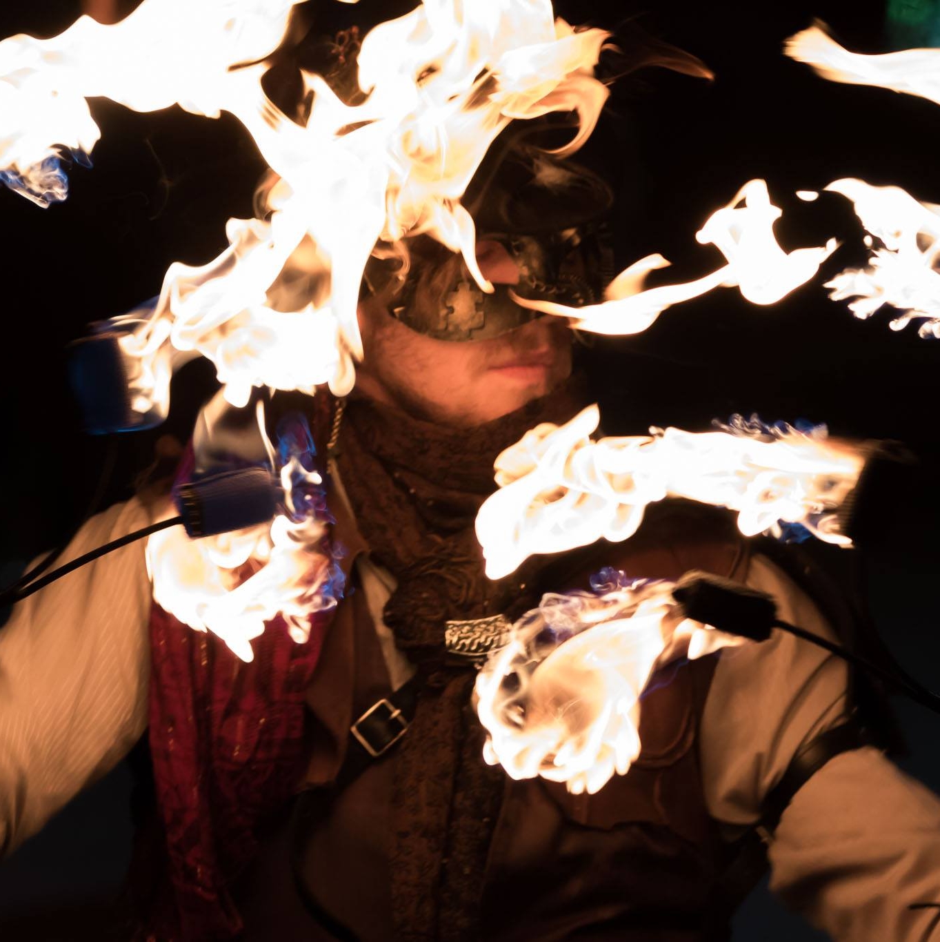 Anne & Mark's Art Party | The Dolores Flow Fire Showcase!